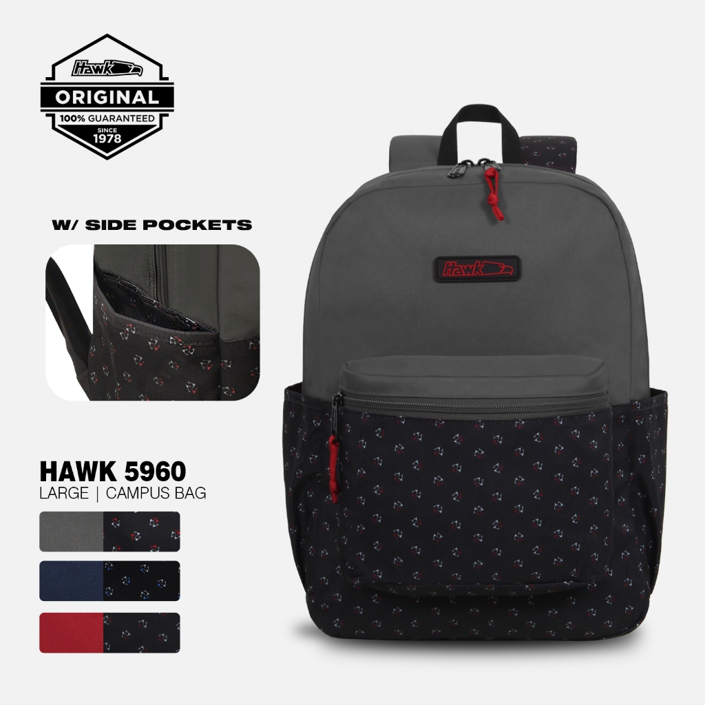 Hawk 5960 Backpack with Side Pocket | Shopee Philippines