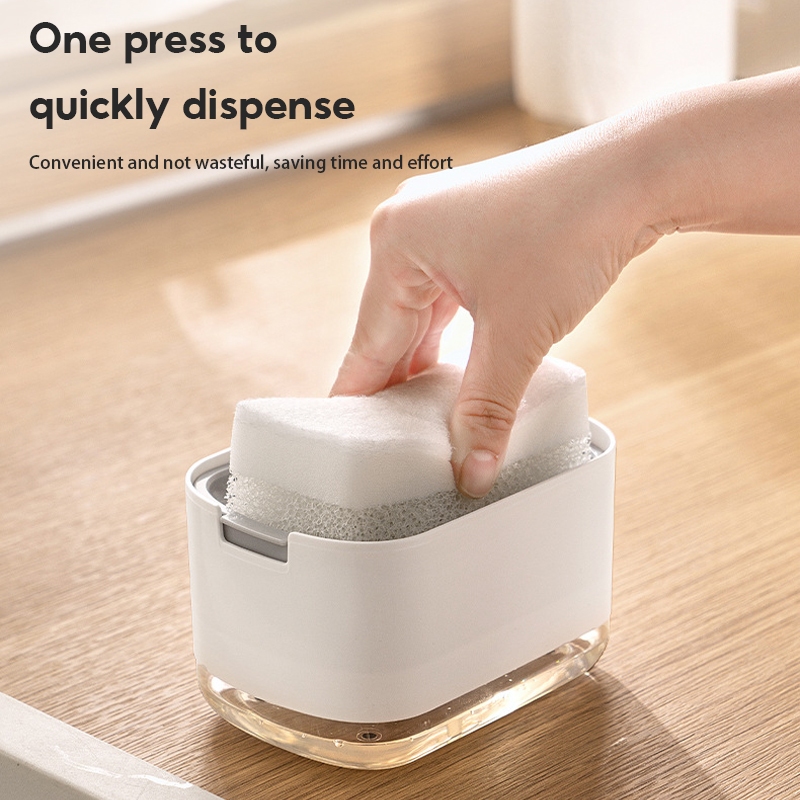 Dishwashing Liquid Pump Dispenser Kitchen Sink Soap Box Detergent ...