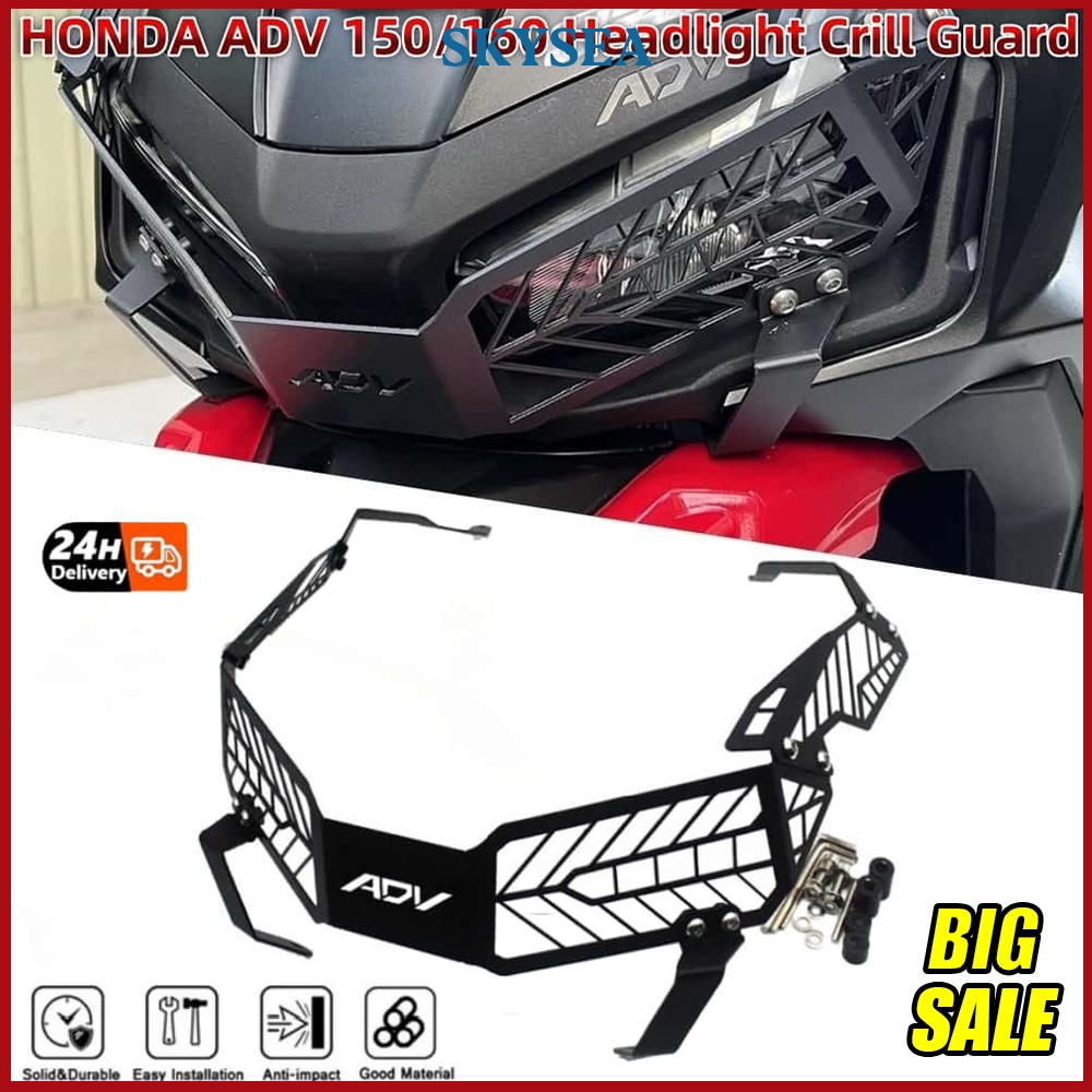 HONDA ADV 150 (Only)Headlight Grill Guard Cover / Headlamp Guard Full ...