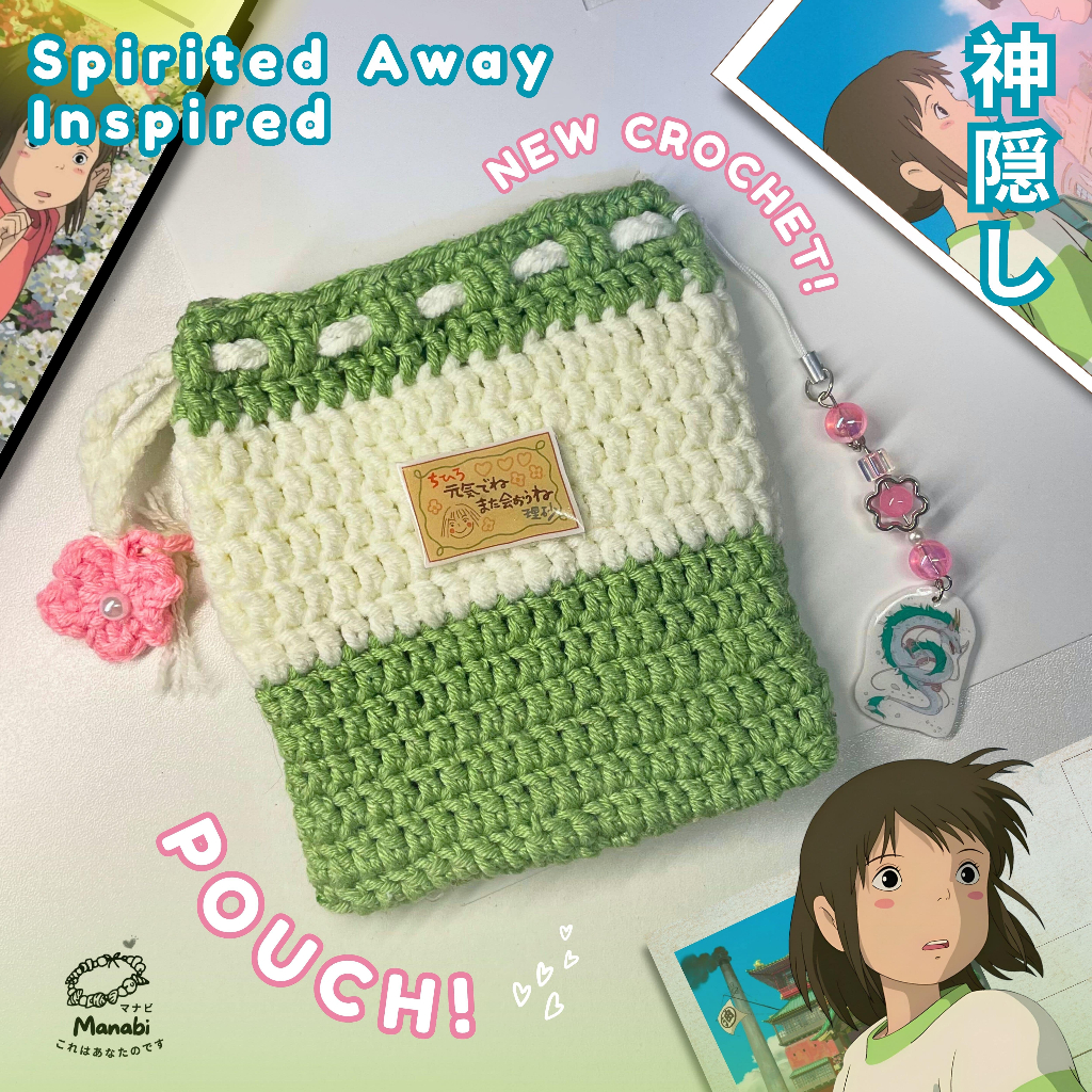Ghibli: Spirited Away Inspired Pouch☆ (New Crochet Series) | Shopee ...