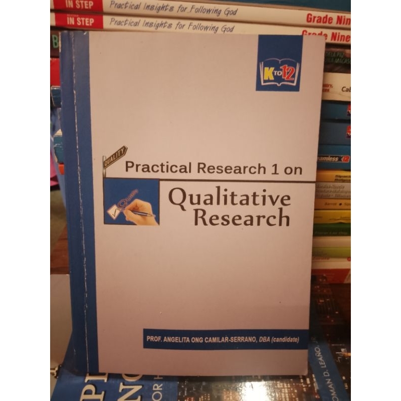 PRACTICAL RESEARCH 1 ON QUALITATIVE RESEARCH (brandnew | Shopee Philippines