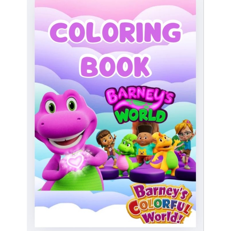Barney World Coloring Books | Shopee Philippines