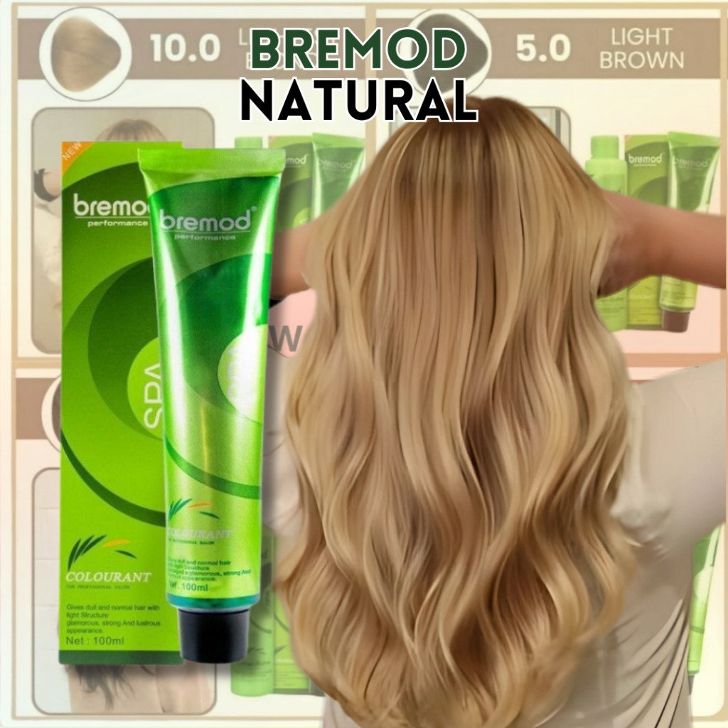 Bremod Natural Hair Color Dye 100 ml PLUS Oxidizer | Shopee Philippines