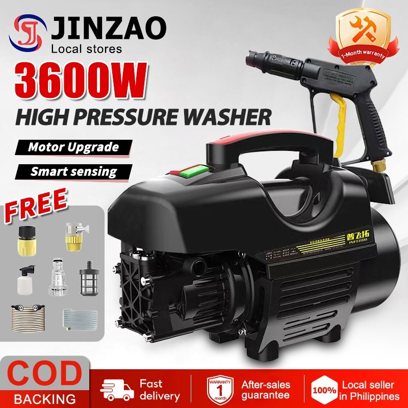 Portable high-pressure washer 3600W automatic home car washing machine high-pressure cleaner ...