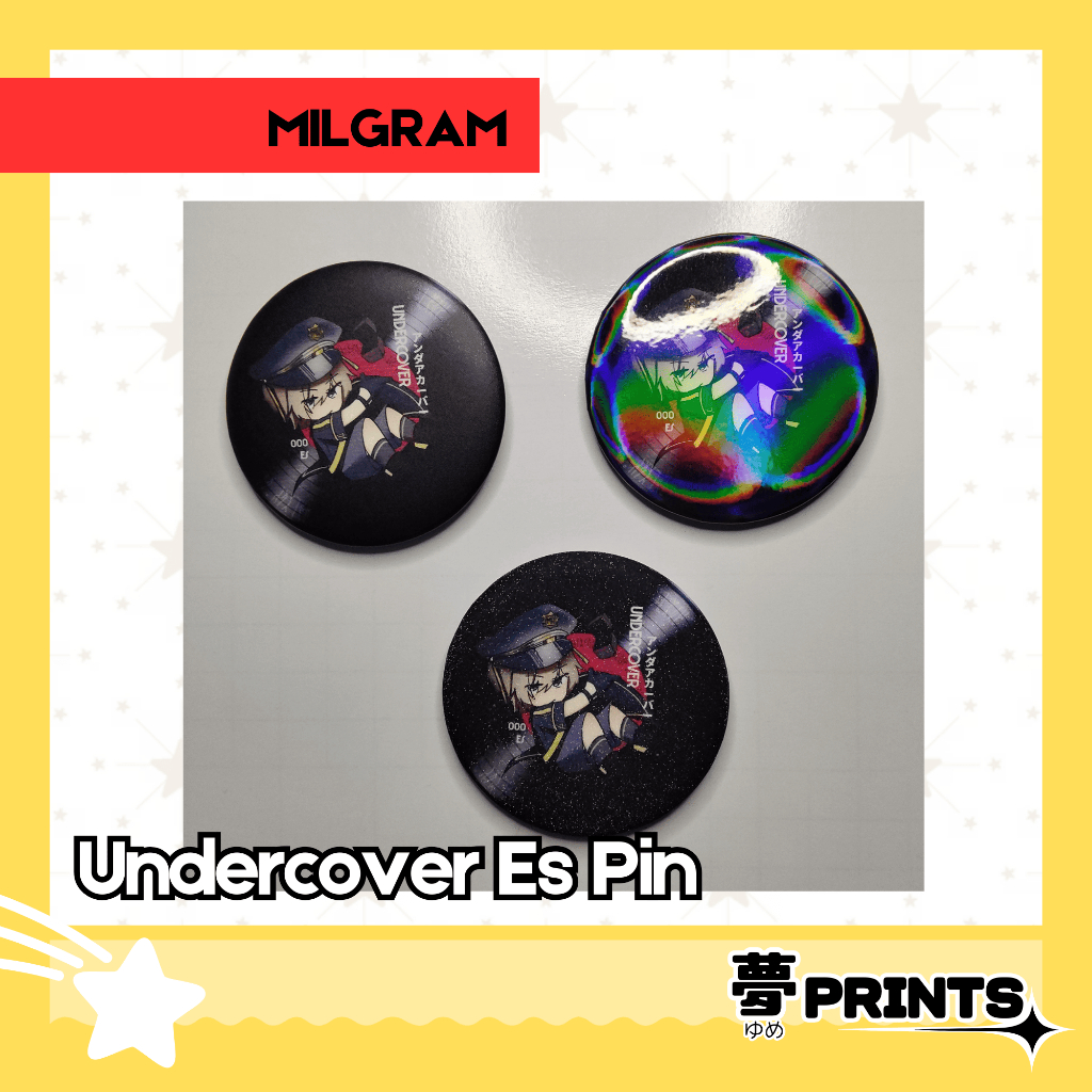 MILGRAM | Undercover Es Pin | Shopee Philippines