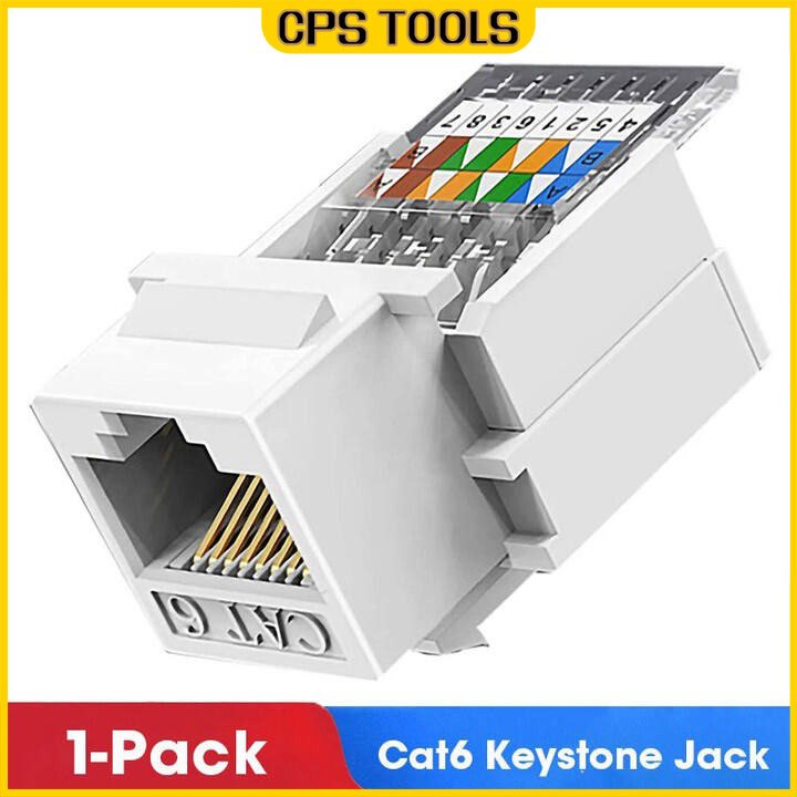 1PCS Cat6 RJ45 Tool-Less Keystone Ethernet Module Female Jack Network ...