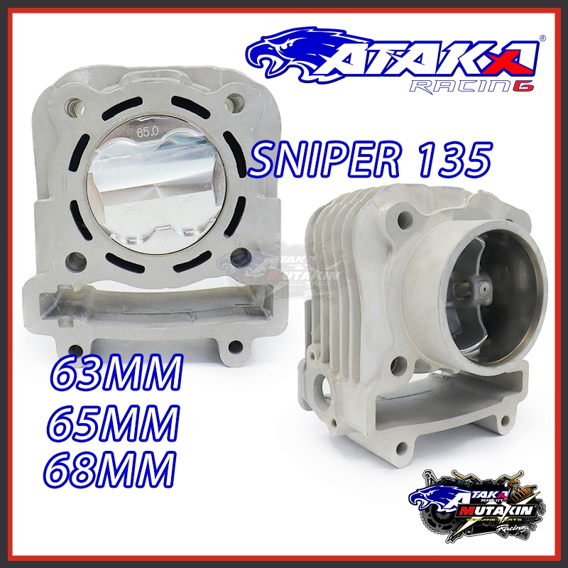 ATAKA Racing Ceramics Cylinder Block For SNIPER 135 63MM/65MM/68MM ...