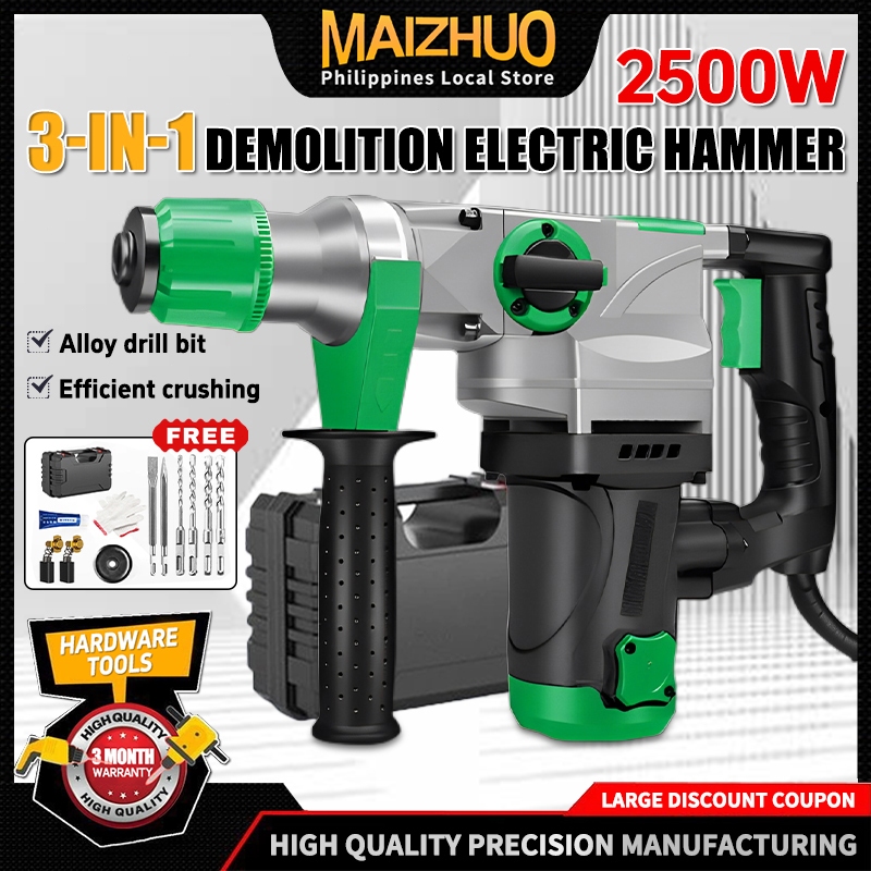 Demolition Electric Hammer 2500W Chipping Hammer Electric Drill High ...