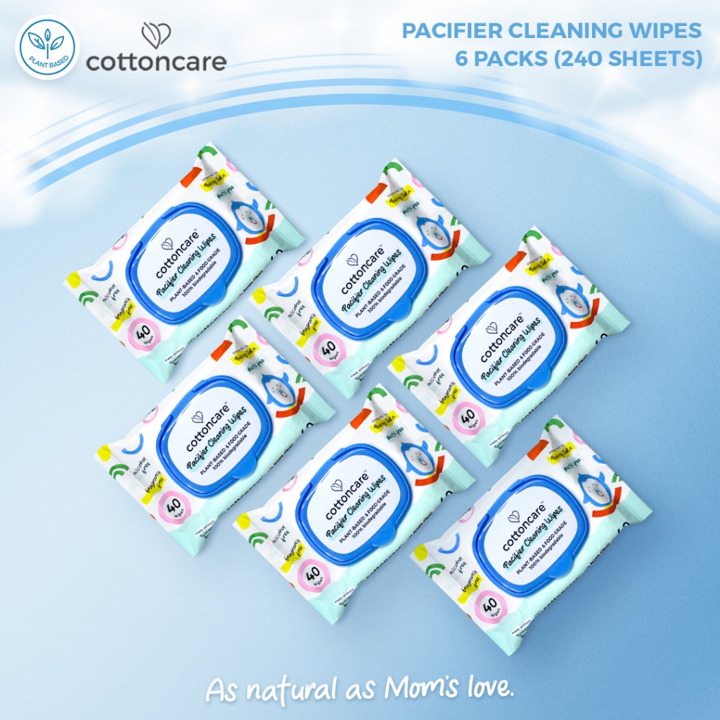 Cottoncare™ (240 pcs) Plant-Based Bottle and Pacifier Cleaning Water ...