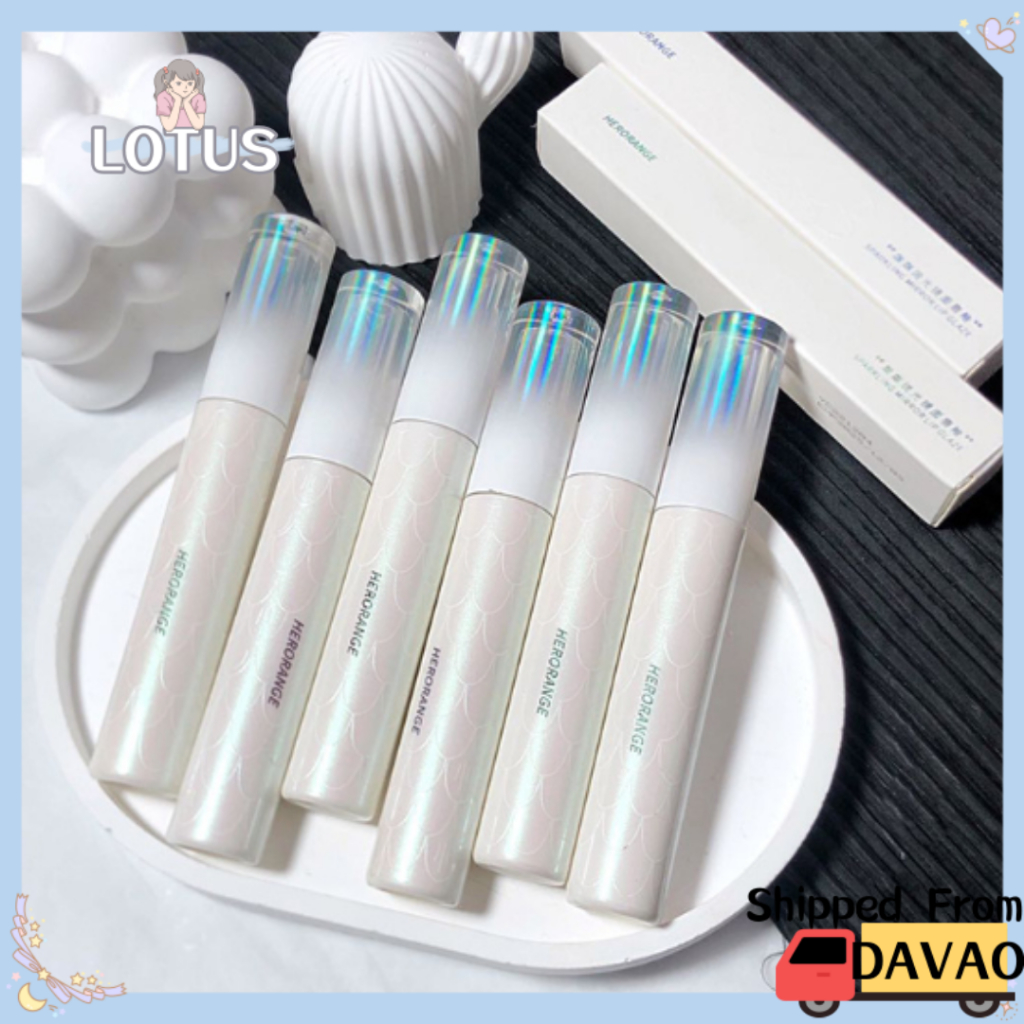 LOTUS Lip Gloss Mirror Long Lasting Water Feflecting Lip Tint (DAVAO ...