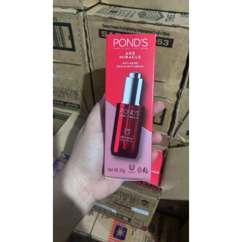 PONDS AGE MIRACLE ANTI-AGING FACE AND NECK SERUM 30 ML | Shopee Philippines