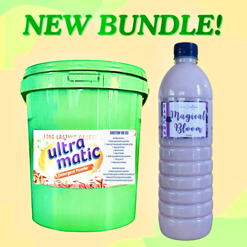 3KG. ULTRAMATIC WITH SCOOP WITH FREE 1LITER FABCON | Shopee Philippines