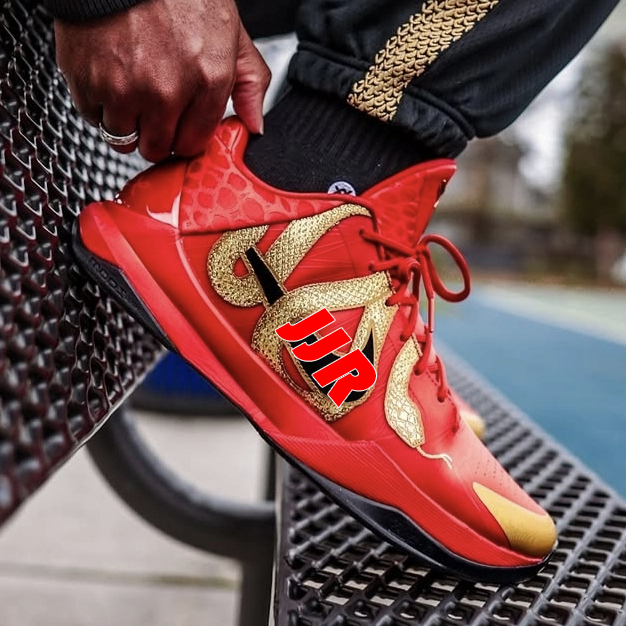 NEW Kobe 5 "Mamba Year" Snake Year X-ray Trendy Rubber Basketball Shoes ...