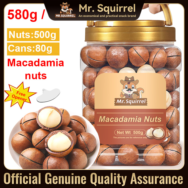 Mr Squirrel 500g Roasted Pure Macadamia Nuts Healthy Food Rich Nutrition Ready to Eat of Nuts ...