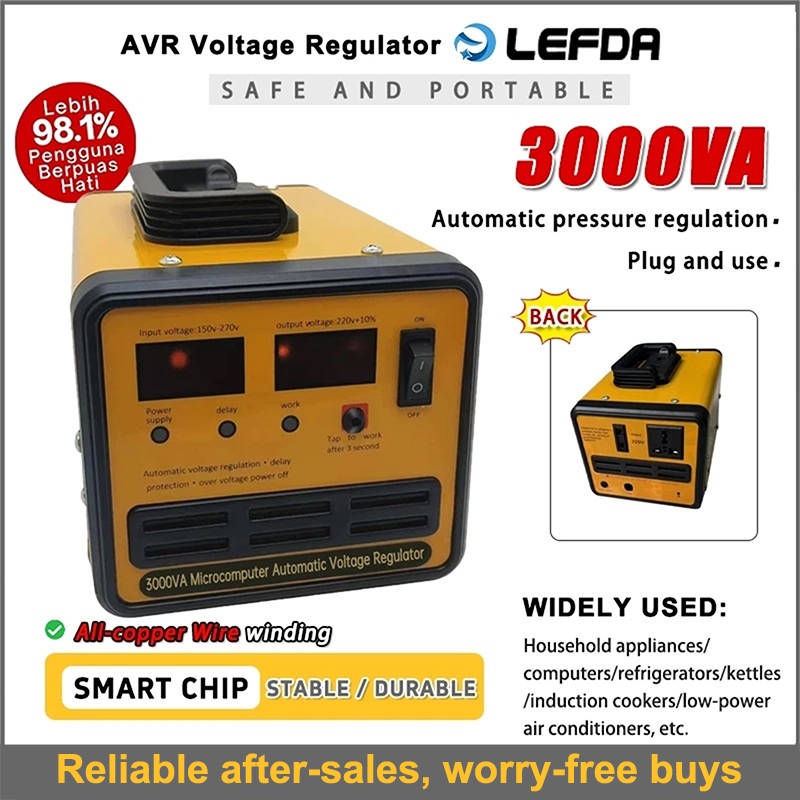 AVR Automatic Voltage Regulator 3000watts SVR-2500VA/2000VA/1500VA ...