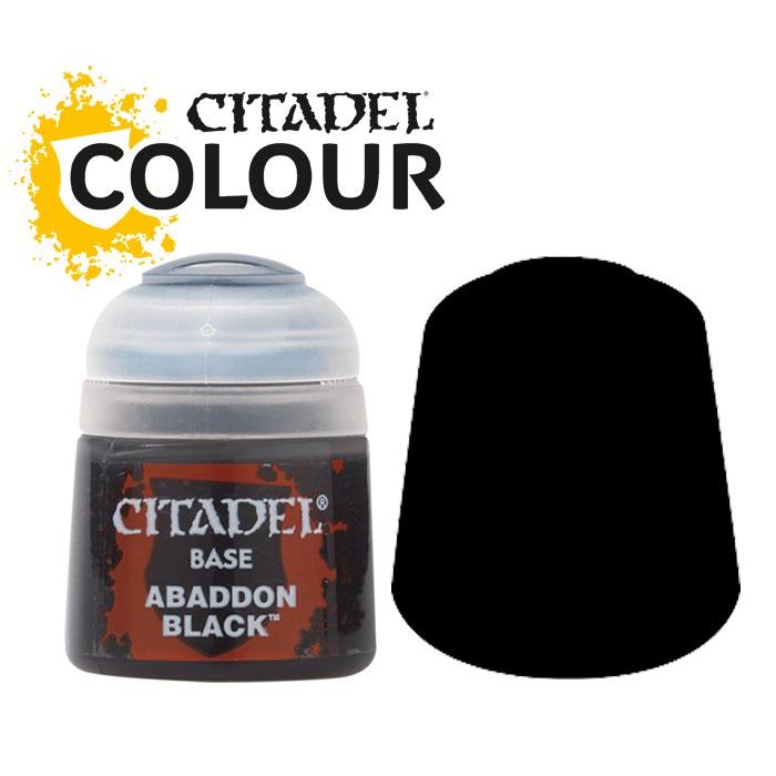 CITADEL BASE : ABADDON BLACK (12ML) | Shopee Philippines