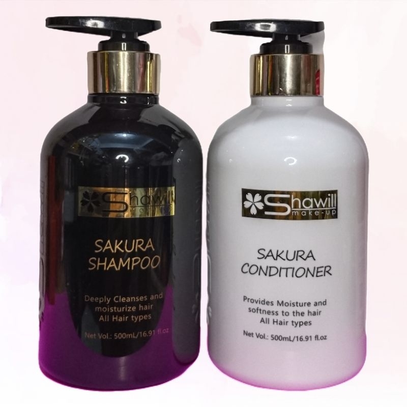 Shawill Sakura Shampoo and Conditioner 500ml | Shopee Philippines