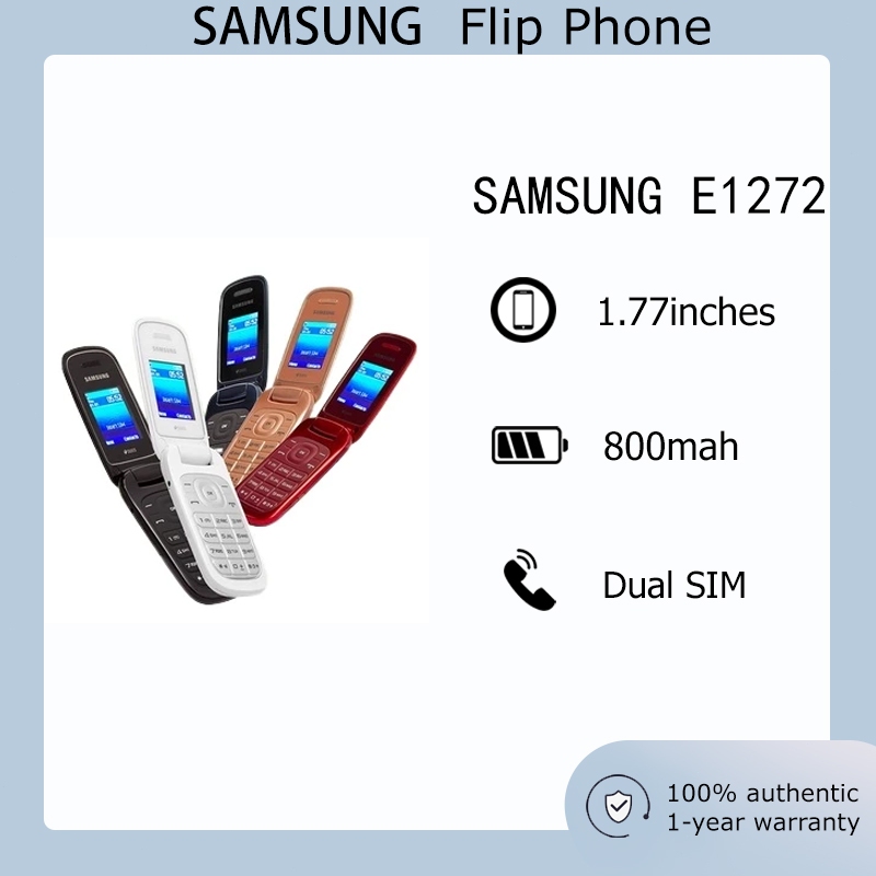 SAM E1272 keypad phone original flip phone keypad GSM 2G Keypad phone ...