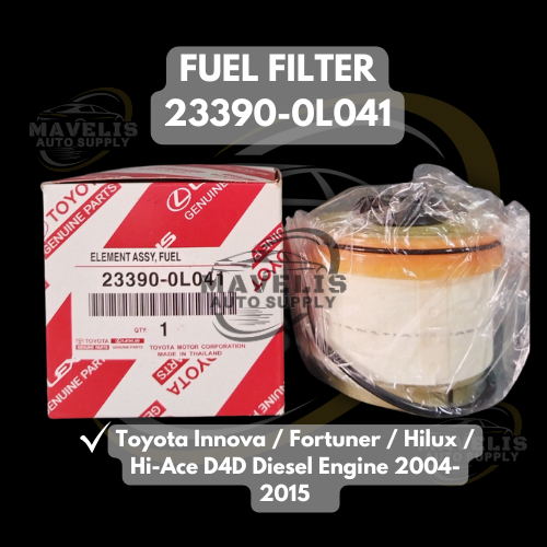 Fuel Filter 23390-0L041 Toyota Innova / Fortuner / Hilux / Hi-Ace D4D ...