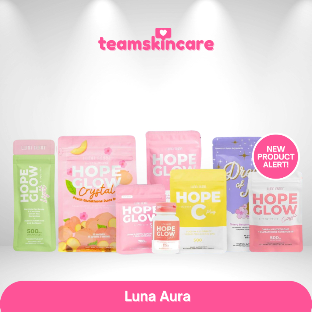 Luna Aura Glutathione Hope Glow | Skin Pro | Super Mini | Super Biggie ...
