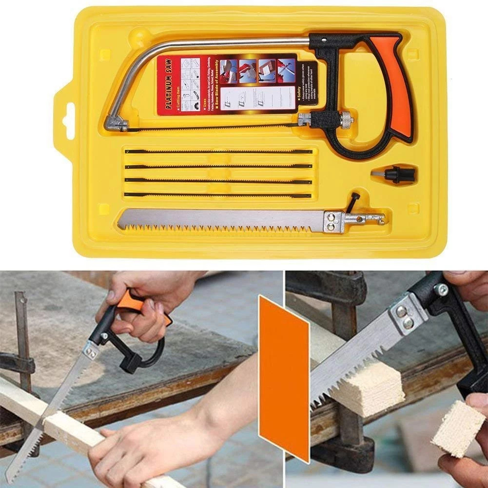 8-in-1 Universal Saw Blade Magic Saw Hand DIY Home Tools Kit Steel ...