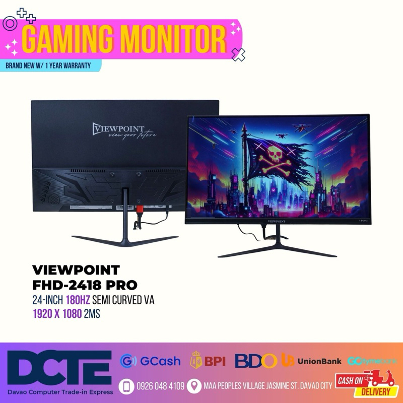 Viewpoint FHD-2418 PRO 24” Gaming Monitor | Shopee Philippines