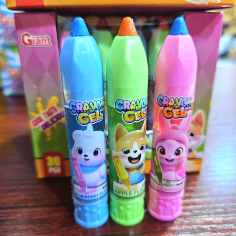 Crayon Gel Syrup Assorted Flavor 30pcs | Shopee Philippines