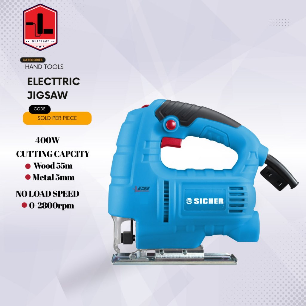 SICHER by QUEEN BEE Electric Jigsaw 400W Wood Cutter Machine 2800rpm ...