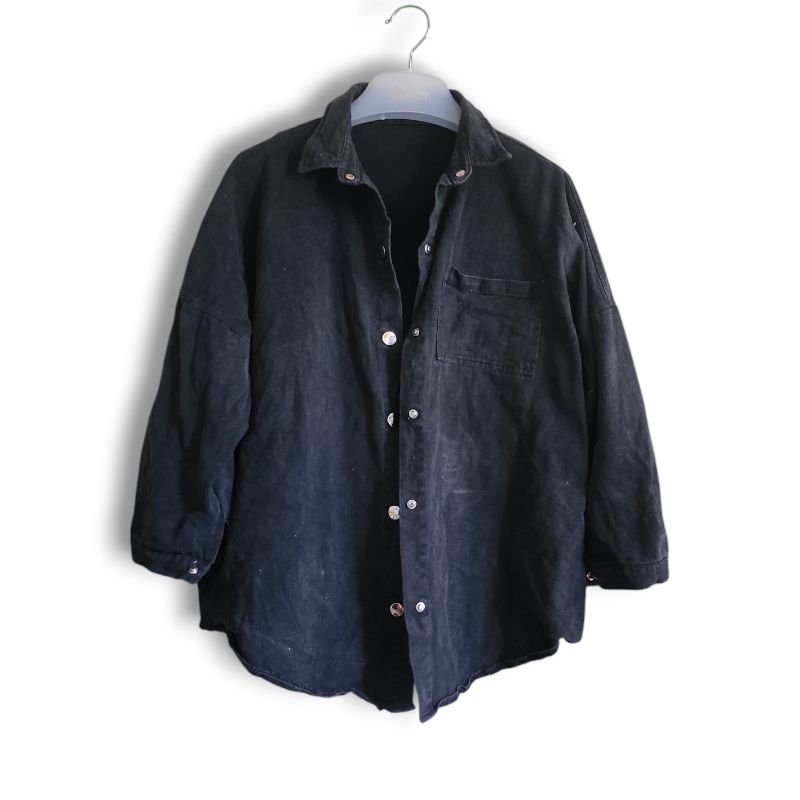 Preloved denim jacket ( men) | Shopee Philippines