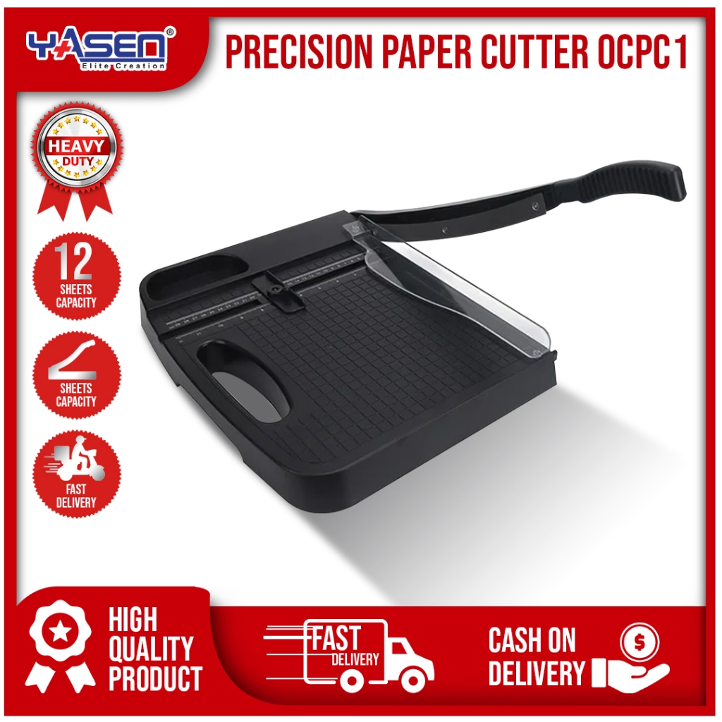 Officom Precision Paper Cutter OCPC1 – A4 Size, Black | Shopee Philippines