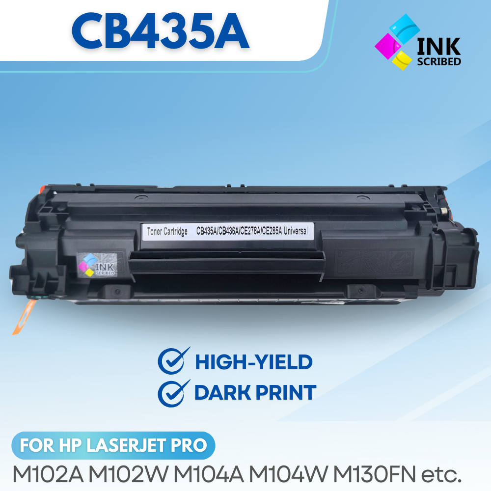 INKSCRIBED CB435A 35A Compatible Toner for HP LaserJet P1005 P1006 ...