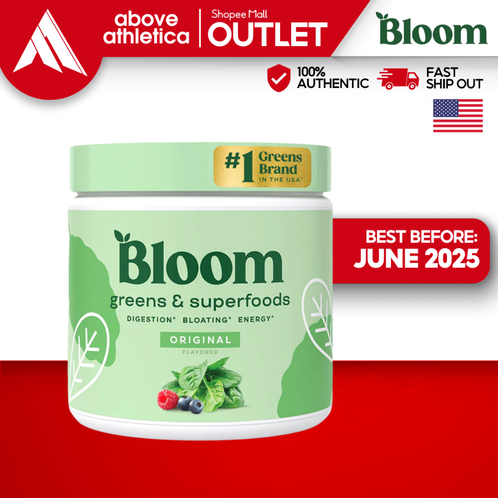 Bloom Nutrition Greens and Superfoods Powder - 30 Servings Digestive ...