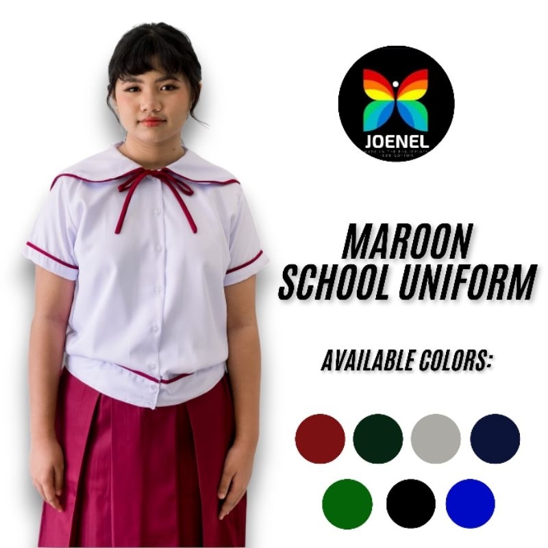 Joenel School uniform individual price Peachtwill sailor collar piping ...