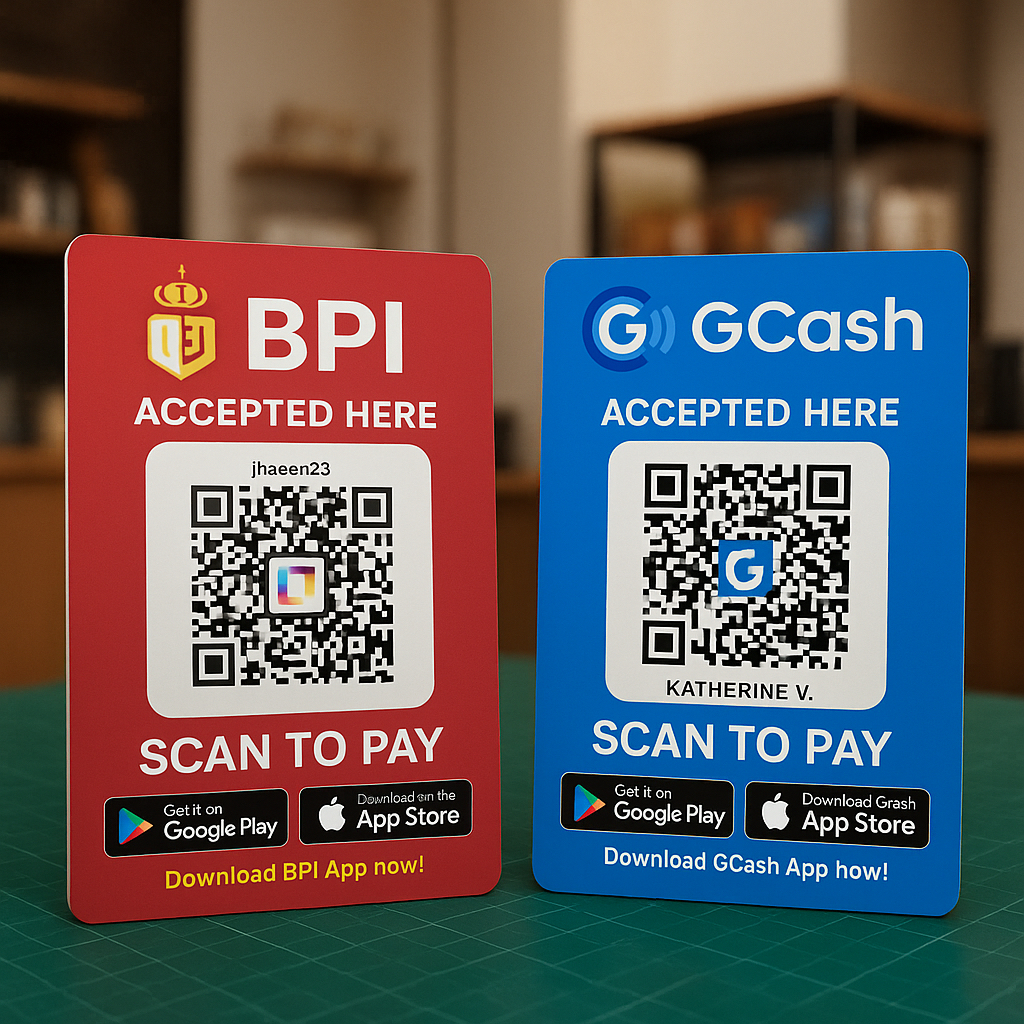 QR CODE STANDEE (5x7 inches) | Shopee Philippines