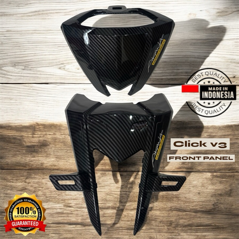 CLICK V3 FRONT PANEL & GAUGE INDO CARBON | Shopee Philippines