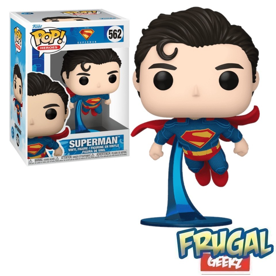 Funko Pop! Heroes : Superman 2025 Vinyl Figure Collectible #562 ...