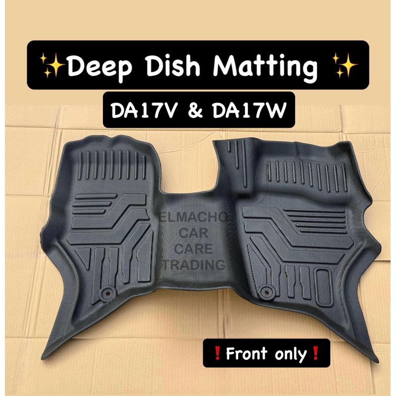 Deep Dish Matting For DA17V & DA17W Front Only Suzuki Every Minivan ...