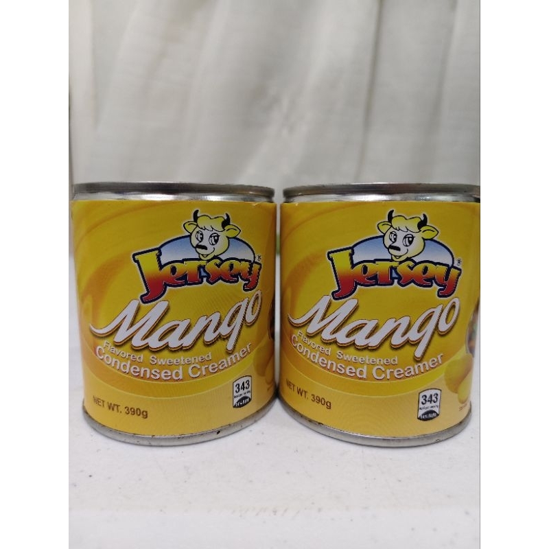 Jersey Sweetened Condensed Creamer (MANGO FLAVOR) 390 grams | Shopee ...
