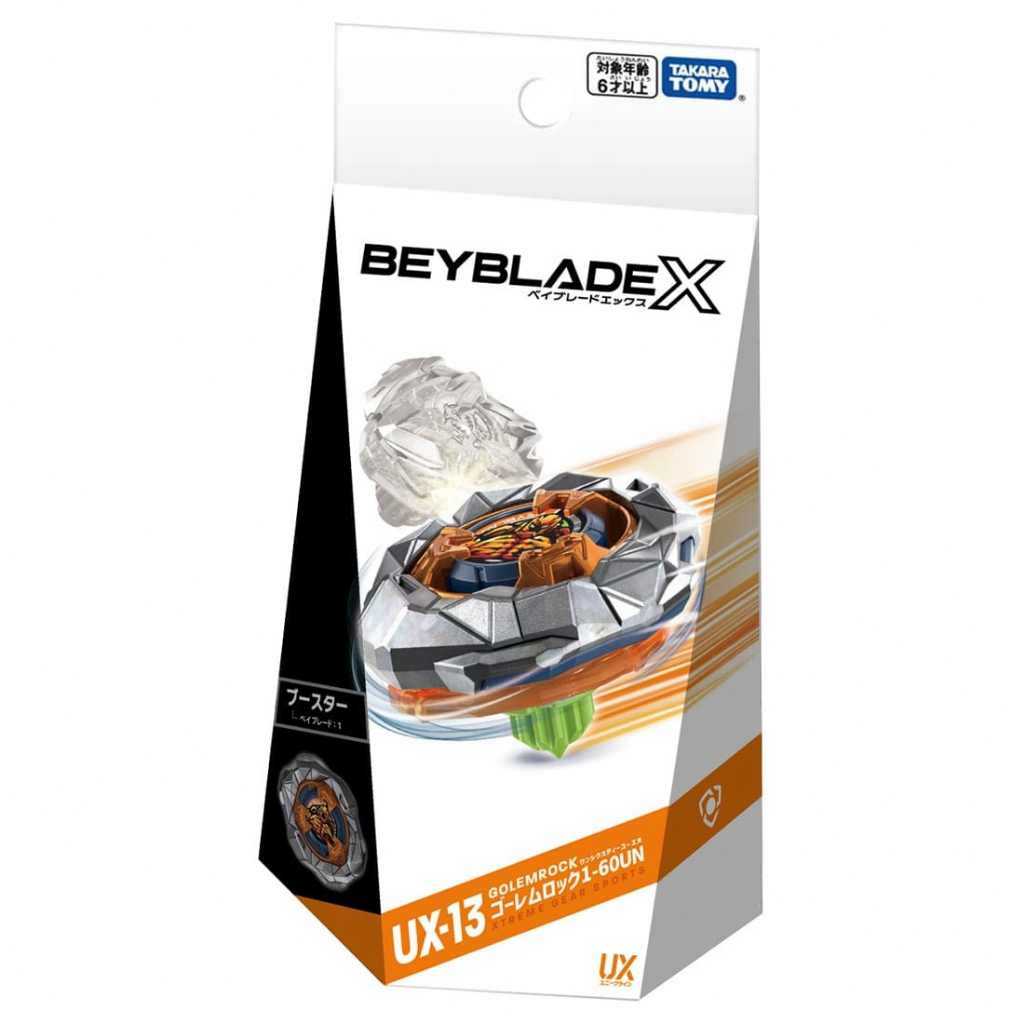 12 12 Beyblade X Beyblade X UX-13 UX 13 Booster Golem Rock 1-60UN ...