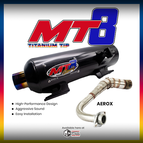 POWER PIPE MT8 AEROX TITANIUM TIP | Shopee Philippines