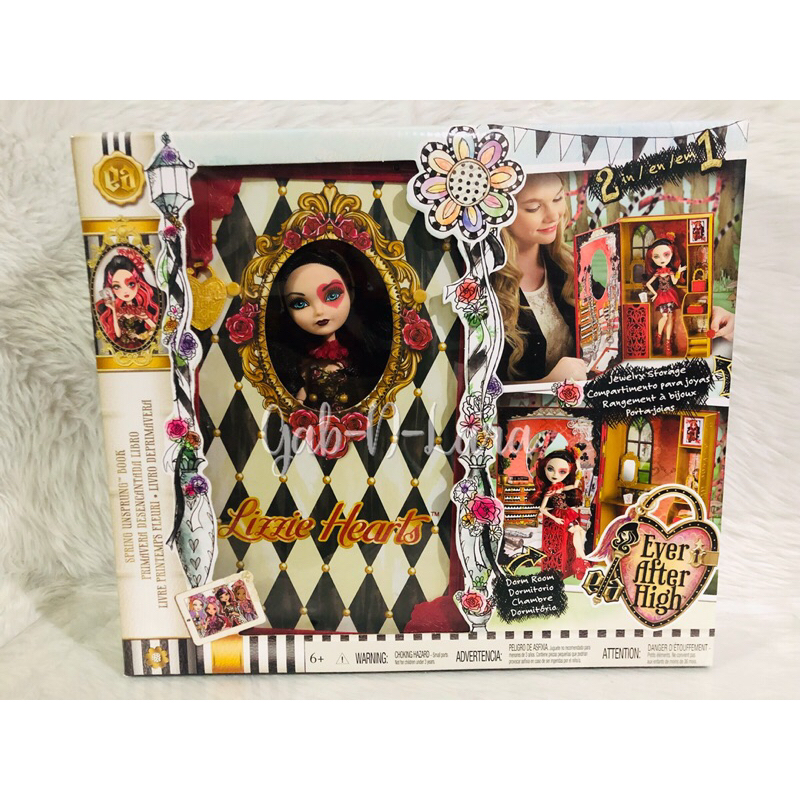 EVER AFTER HIGH Lizzie Hearts Spring Unsprung Book Playset | Shopee ...