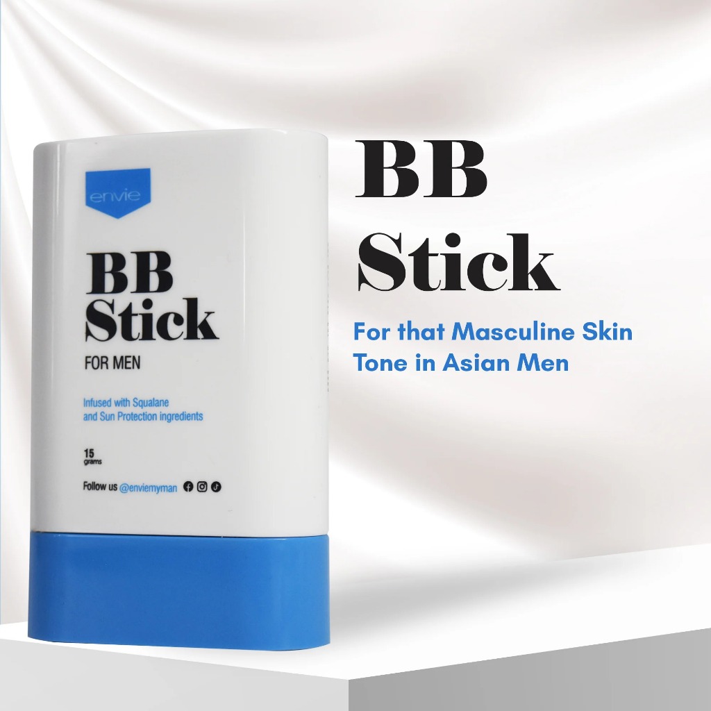Envie BB Stick for Men FREE MAKEUP SPONGE Concealer Foundation Korean ...