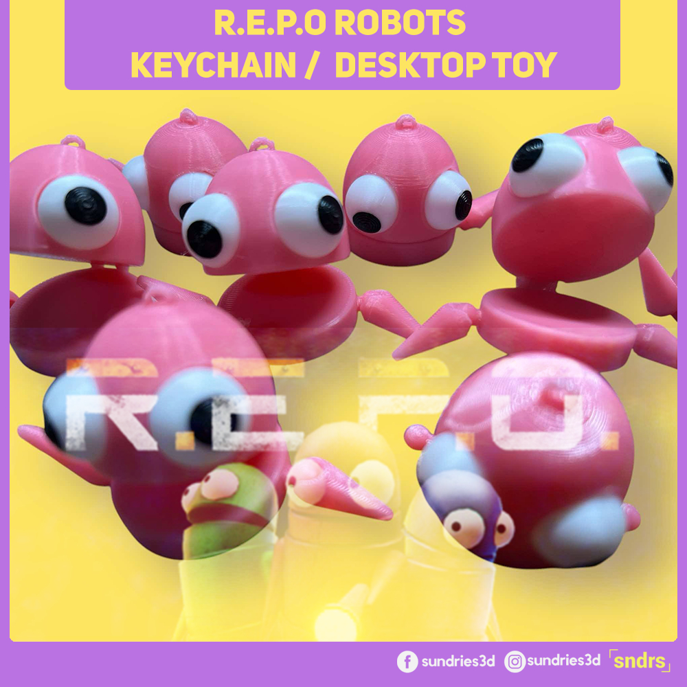 Repo robot keychain desktop toy 3D printed | Shopee Philippines