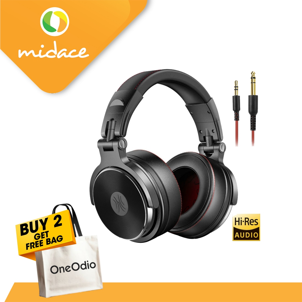 OneOdio / OneAudio Original Pro-50 Studio & Wired Headphones Hi-Res Audio Black | Shopee Philippines