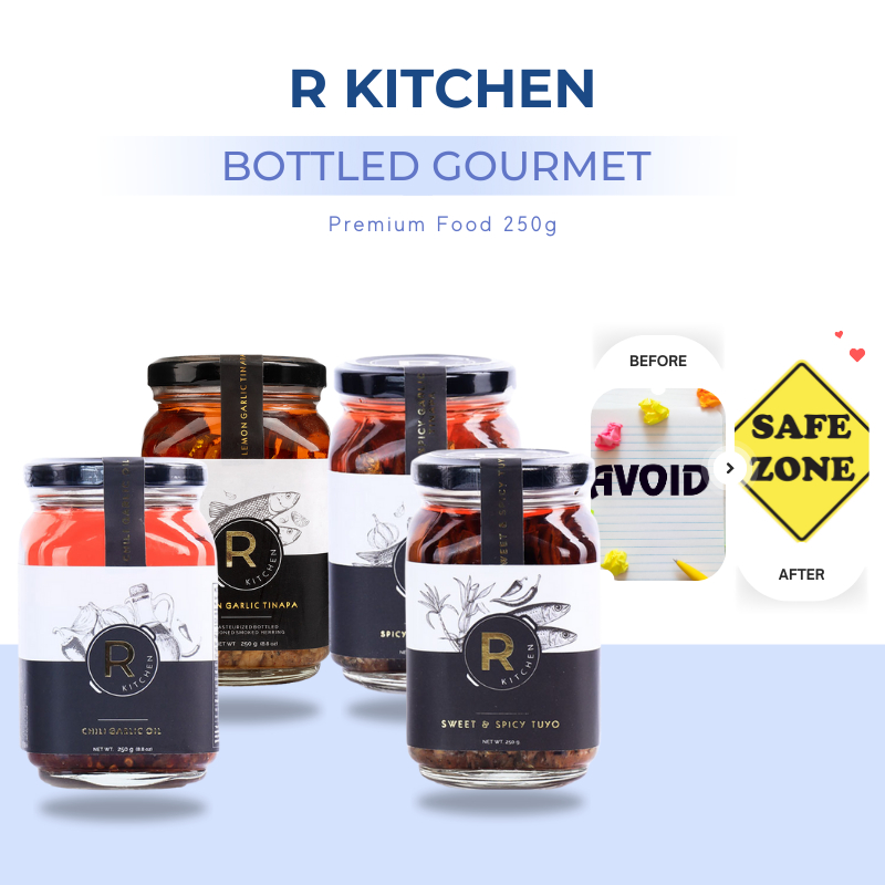 R Kitchen Premium Bottled Gourmet Food 250g Chili Garlic Oil Sweet ...