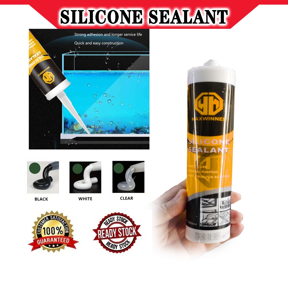 Silicone Sealant For Fish Tanks Waterproof Aquarium Safe Silicone, Strong Adhesion, Non-Toxic ...