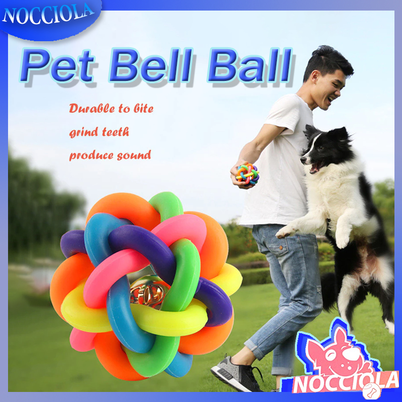 Colorful Ball with Ringing Bell for Pet Dog and Cat | Shopee Philippines