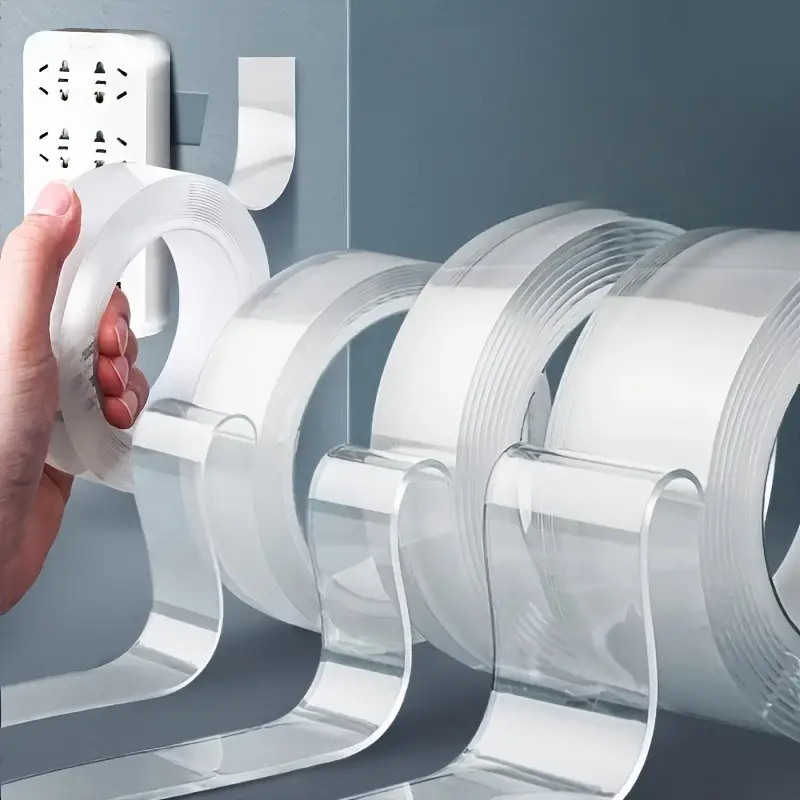 5M Nano Tape Double Sided Tape Multifunctional Transparent Reusable Non Marking Adhesive Tape ...