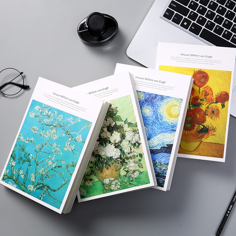 A5/B5 Sketchbook Van Gogh Blank Premium Drawing & Painting Paper for ...