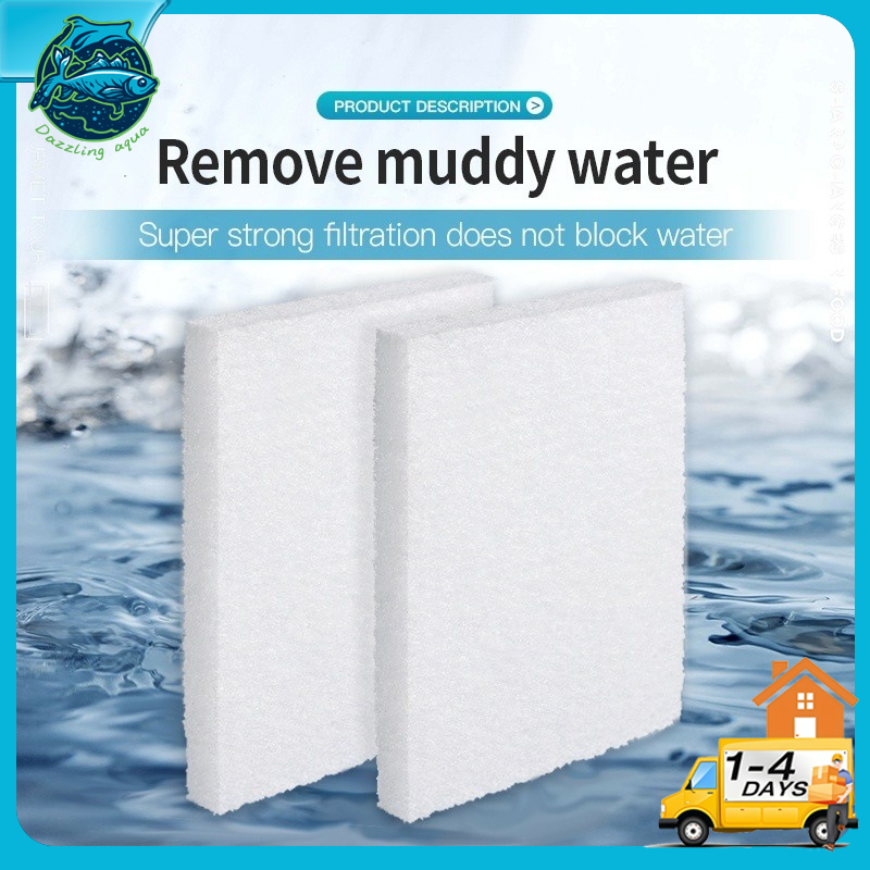Reusable Aquarium Cotton Filter Media Aquarium Biomechanical Pre Filter ...